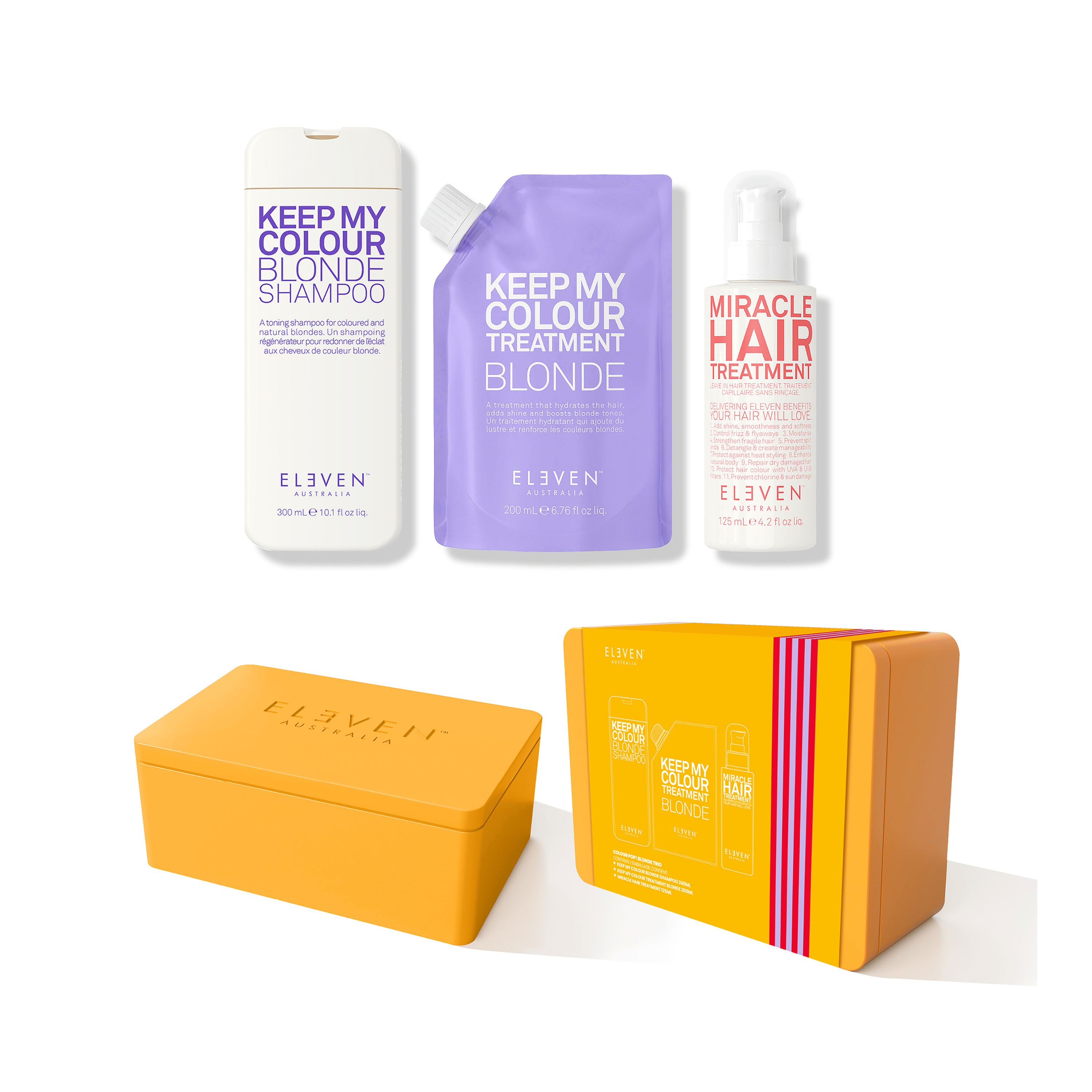 Eleven Blonde Trio Colour Pop Giftset – Charli and Kate