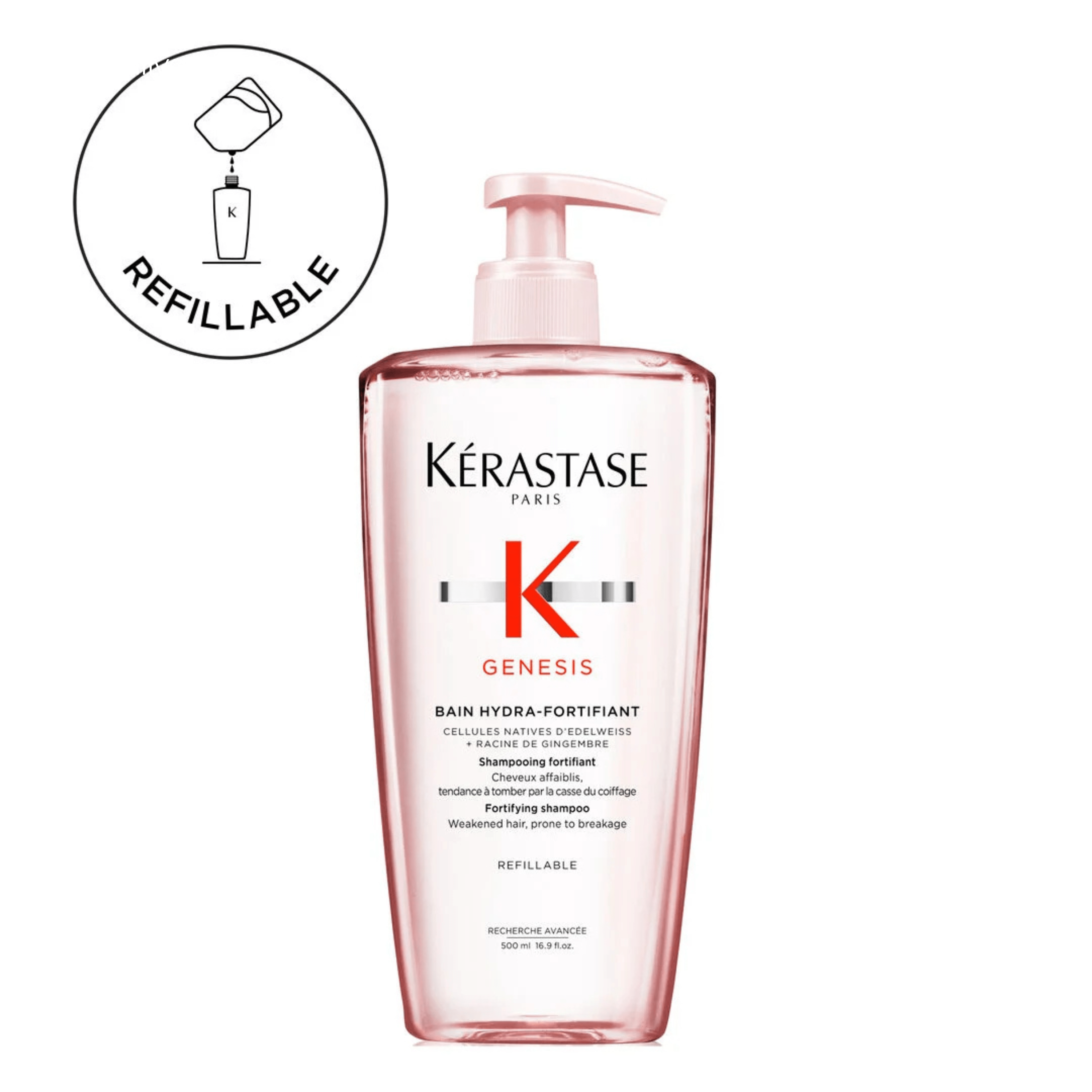 Kerastase Genesis Bain Hydra-Fortifiant Shampoo- Normal-To-Oily Hair ...